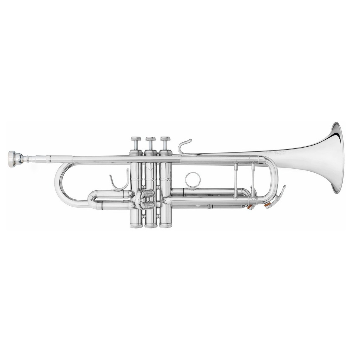 B&S Challenger 2 Trumpet, 37 Bell, Reverse Leadpipe, Silver Plate at ...