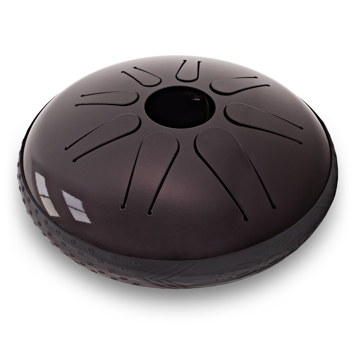 DISC Idiopan Lunabell 8'' Tunable Steel Tongue Drum, Dark Cherry ...