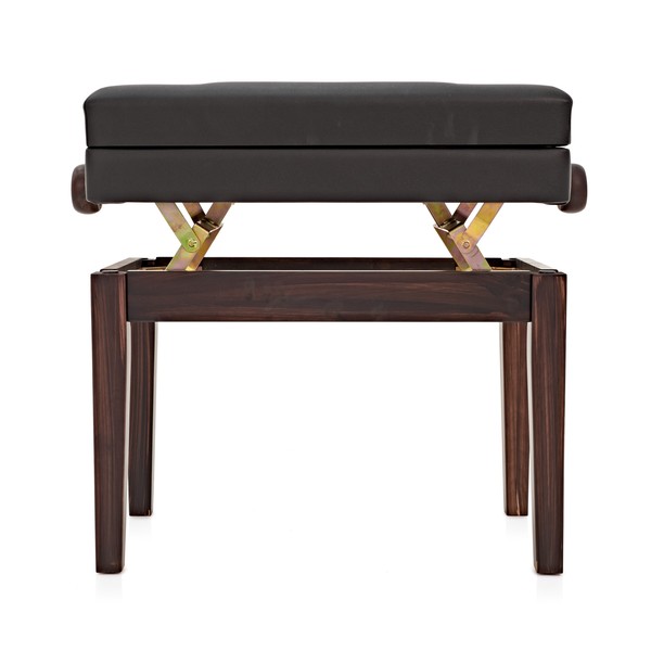Deluxe Piano Stool with Storage by Gear4music, RW at Gear4music