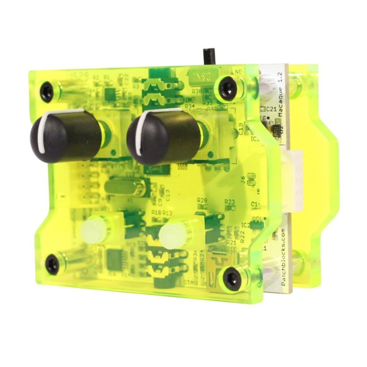 Patchblocks Neo Module, Clear Yellow | Gear4music