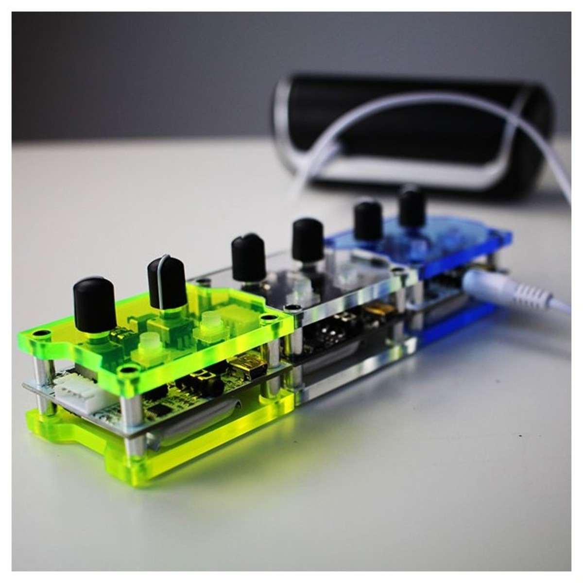 Patchblocks Neo Module, Clear Yellow | Gear4music