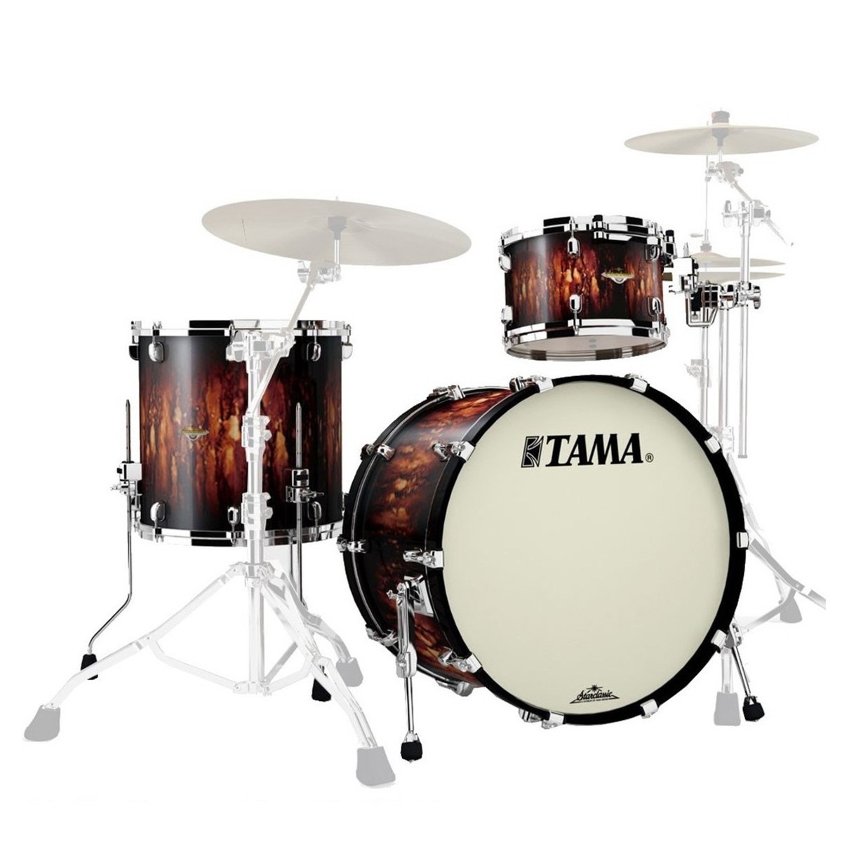 Tama Starclassic javor 24" 3pc Shell Pack, roztaveného hnedej Burst ...