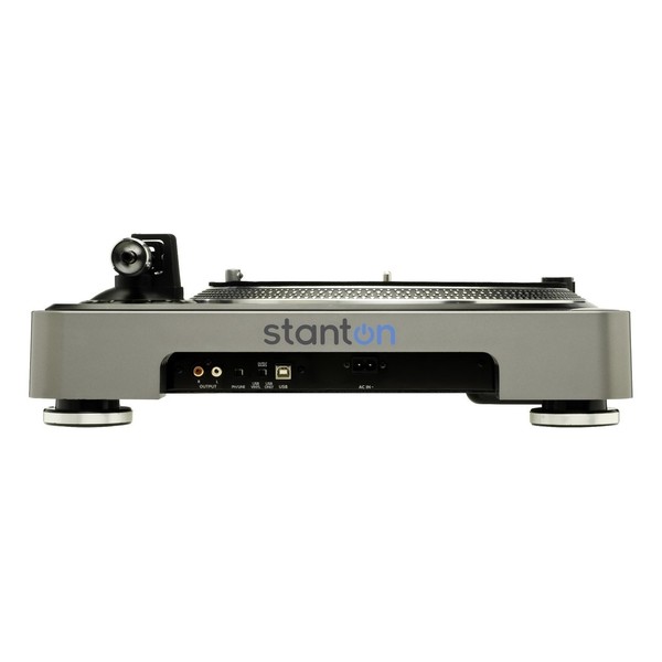 DISC Stanton T.55 Belt-Drive USB Turntables (x2) With Mixer at Gear4music