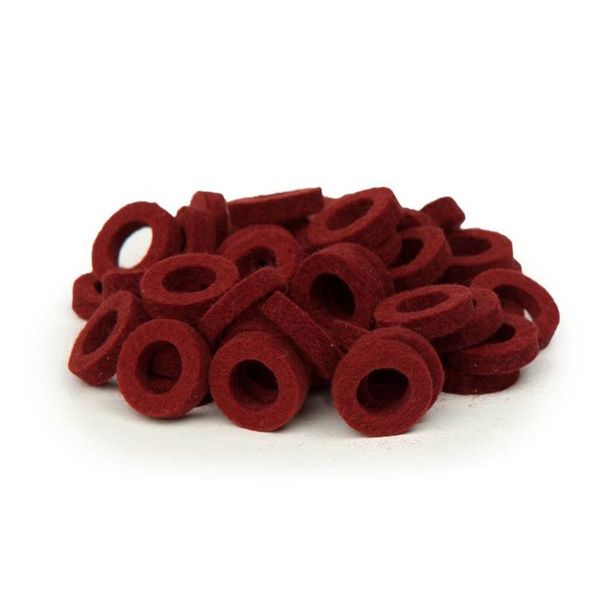 DISC Bulldog Natural Felt Rings, Puce at Gear4music