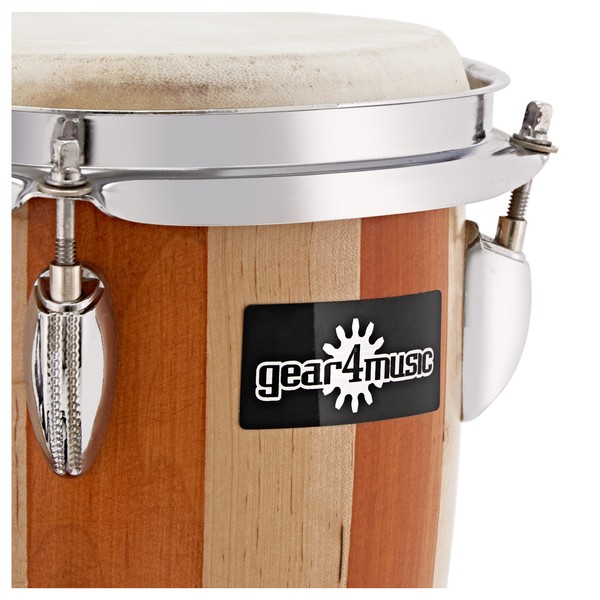 7.5" Wooden Conga with Strap at Gear4music