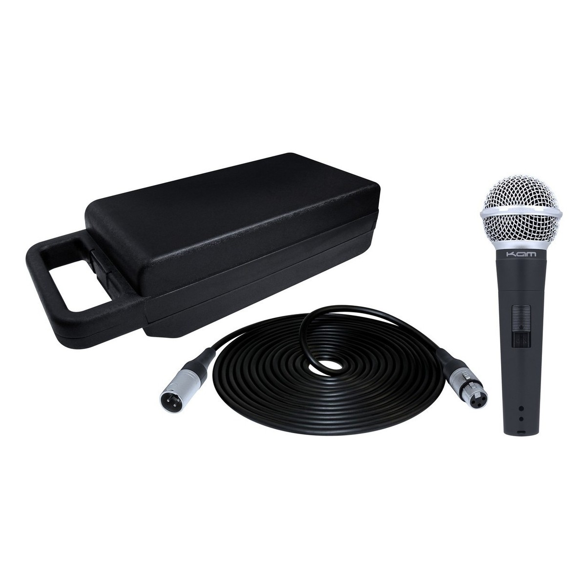 KAM KDM580 Vocal Mic Pack with Stand at Gear4music