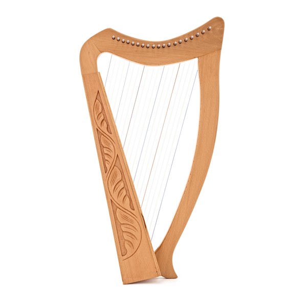 19 String Harp with Levers by Gear4music at Gear4music