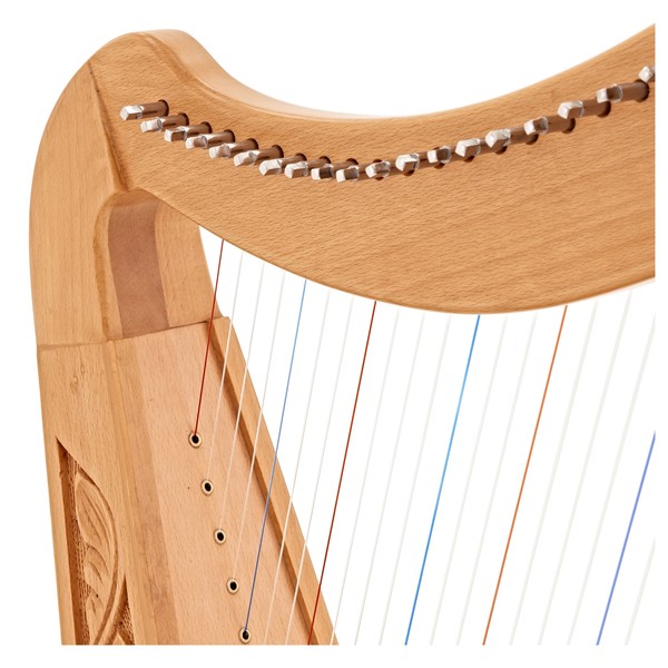 22 String Harp with Levers by Gear4music at Gear4music