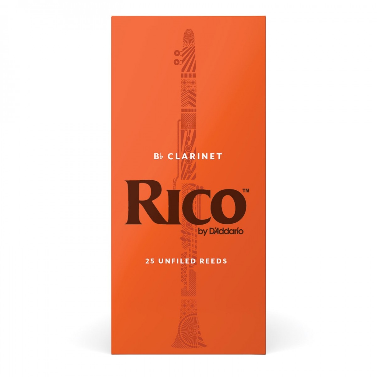 Rico by D'Addario Bb Clarinet Reeds, 2.5 (25 Pack) | Gear4music