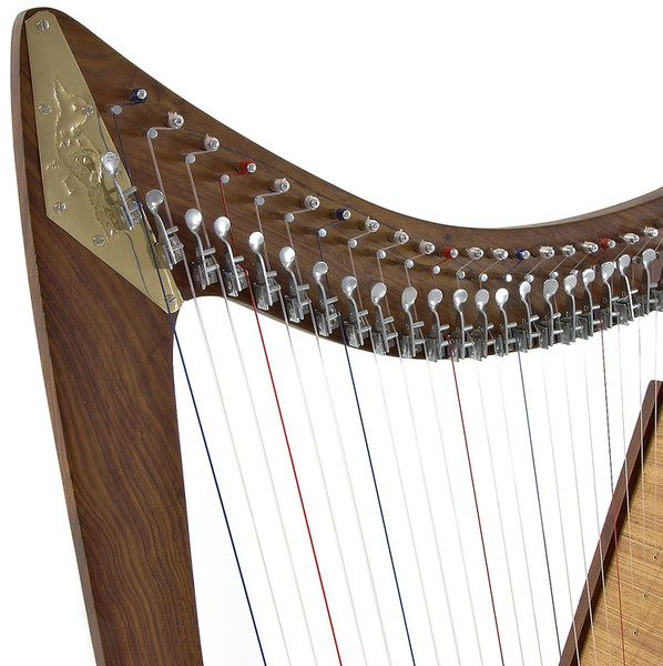 22 String Irish Harp with Levers By Gear4music - Nearly New at Gear4music