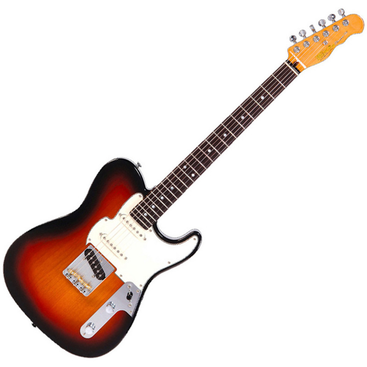 DISC Fret King Blue Label Squire Super S, Original Classic Burst na ...