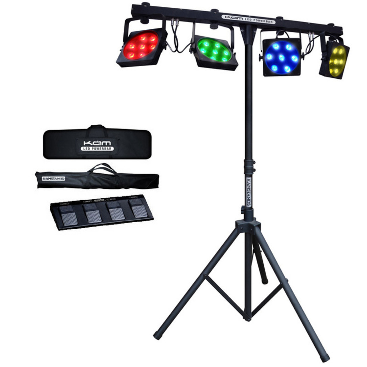 KAM LED PowerBar Lighting Package - Ex Display at Gear4music