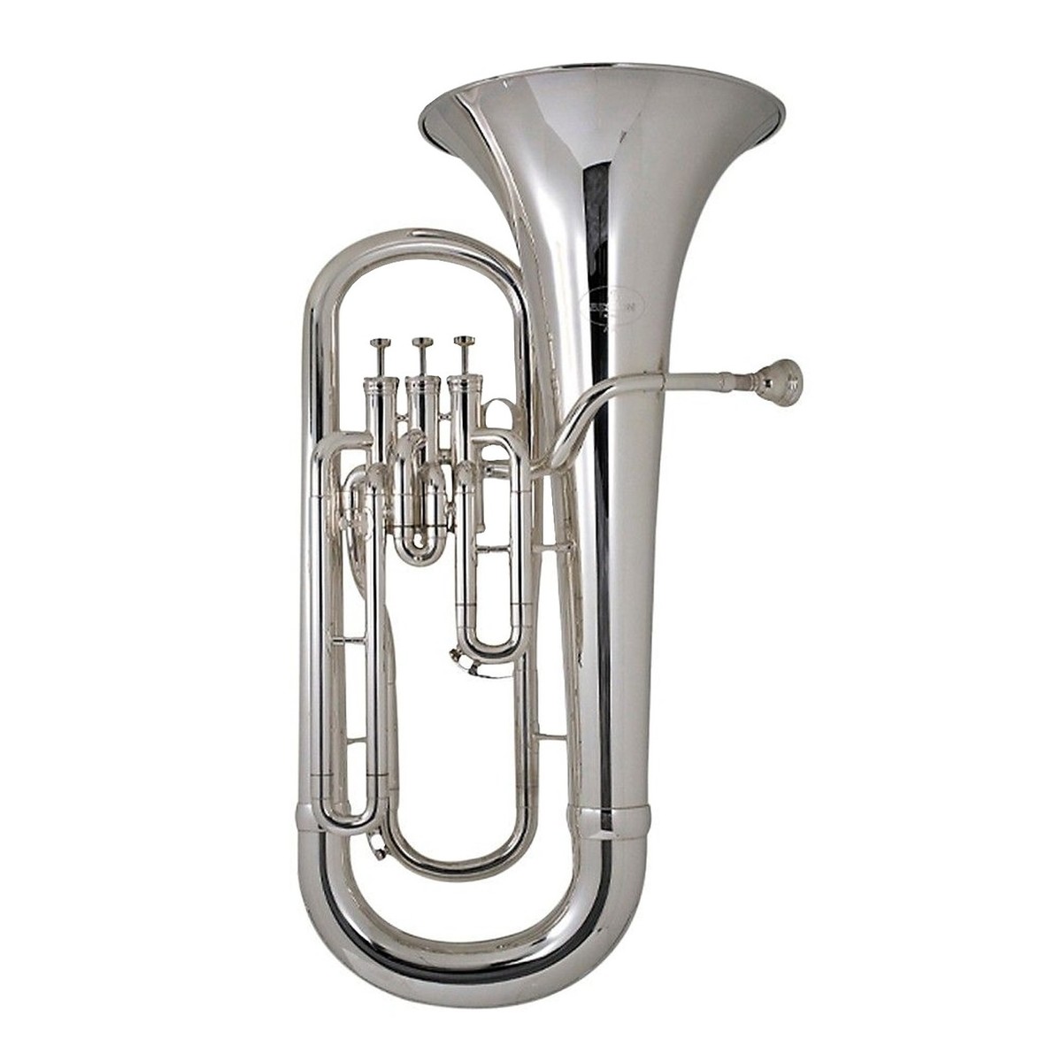 DISC Besson BE1062 3 Valve Euphonium, Silver Plate | Gear4music