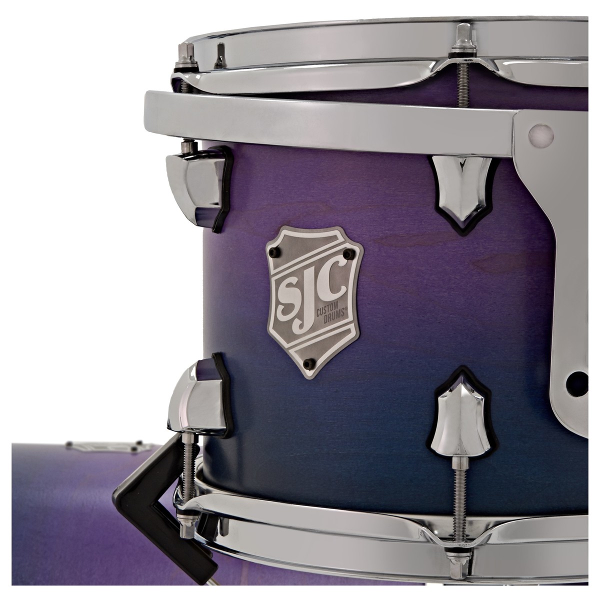 DISC SJC Drums Custom 20'' 3pc Shell Pack, Blue to Purple Fade at ...