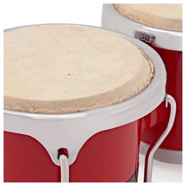 Mini Bongo Set by Gear4music, Red at Gear4music