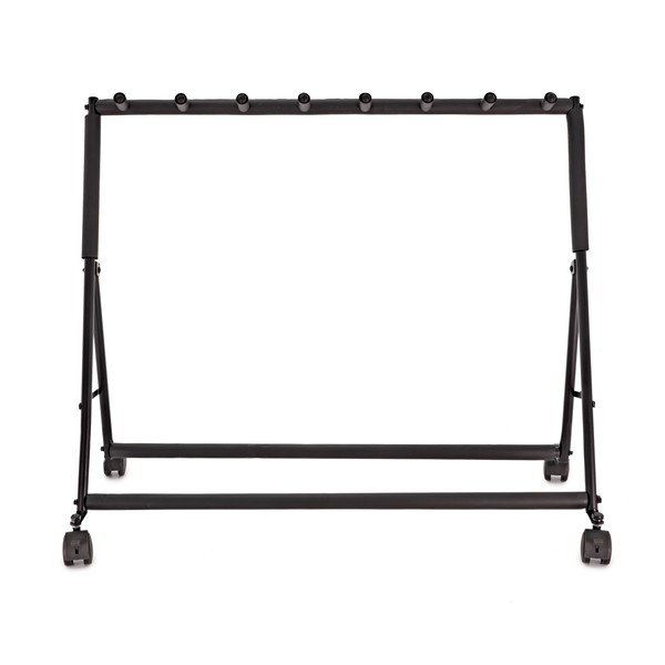Wheeled 7 Guitar Rack by Gear4music at Gear4music