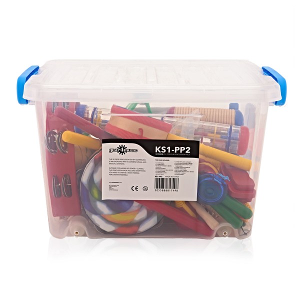 32pc KS1 Rainbow Classroom Percussion Set by Gear4music at Gear4music