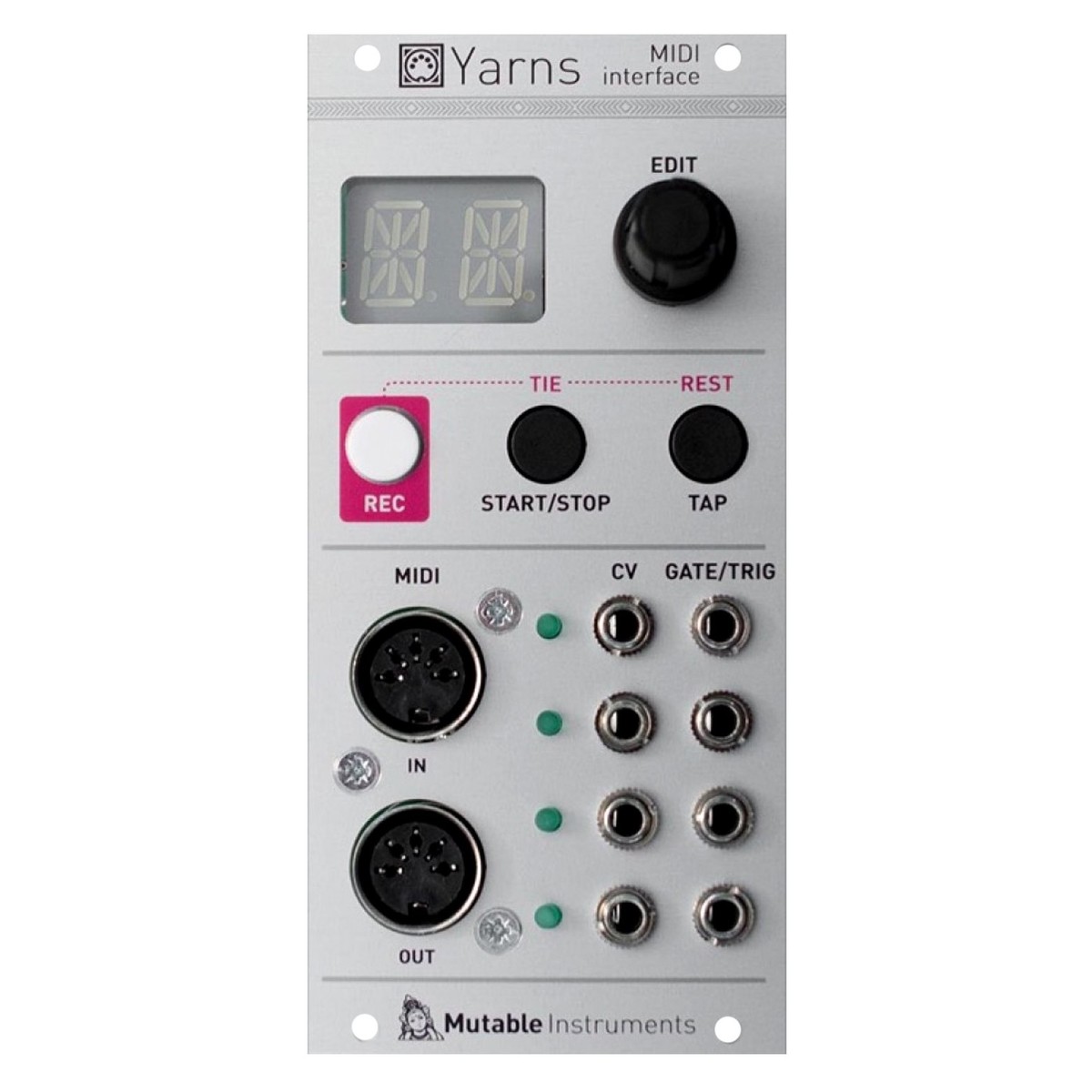 Mutable Instruments Yarns 4-Channel MIDI Interface (12HP) - Nearly New ...