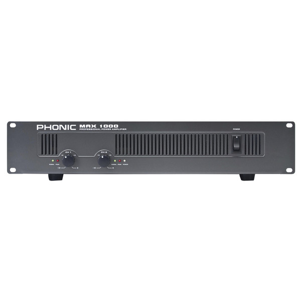 Phonic MAX 1000 Powered Amplifier - Nearly New at Gear4music