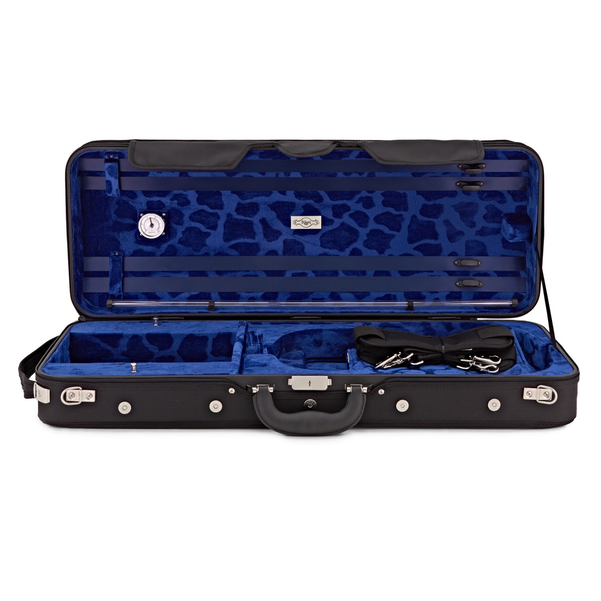 DISC Negri Classic Adjustable Viola Case, Black and Blue - Nearly New ...