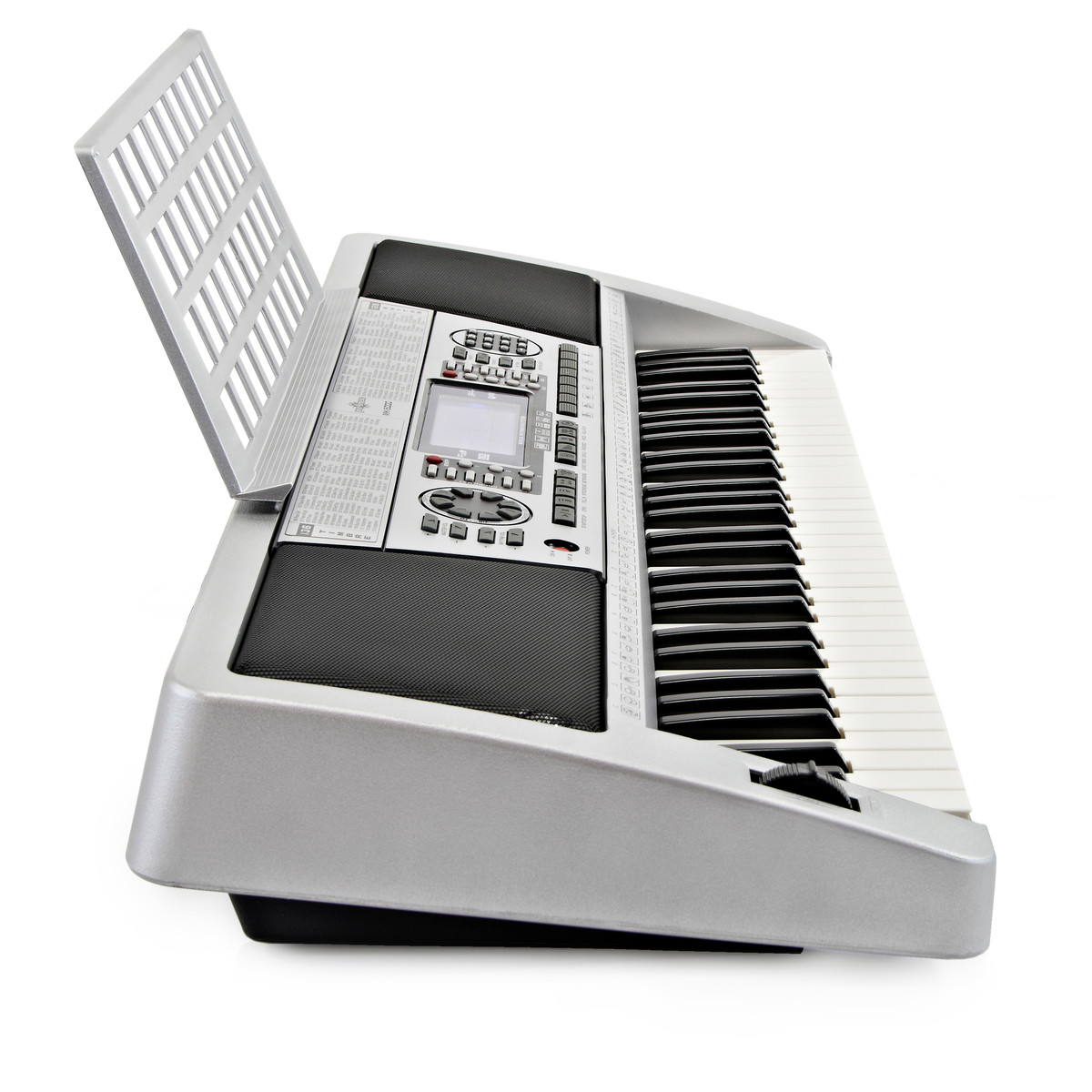 DISC MK-5000 Portable Keyboard by Gear4music, Silver na Gear4Music.com