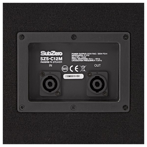 SubZero 400W 12" Stage Passive Floor Monitor at Gear4music