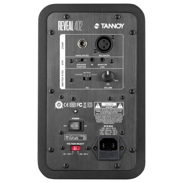 Tannoy Reveal 402 Studio Monitor, Single at Gear4music