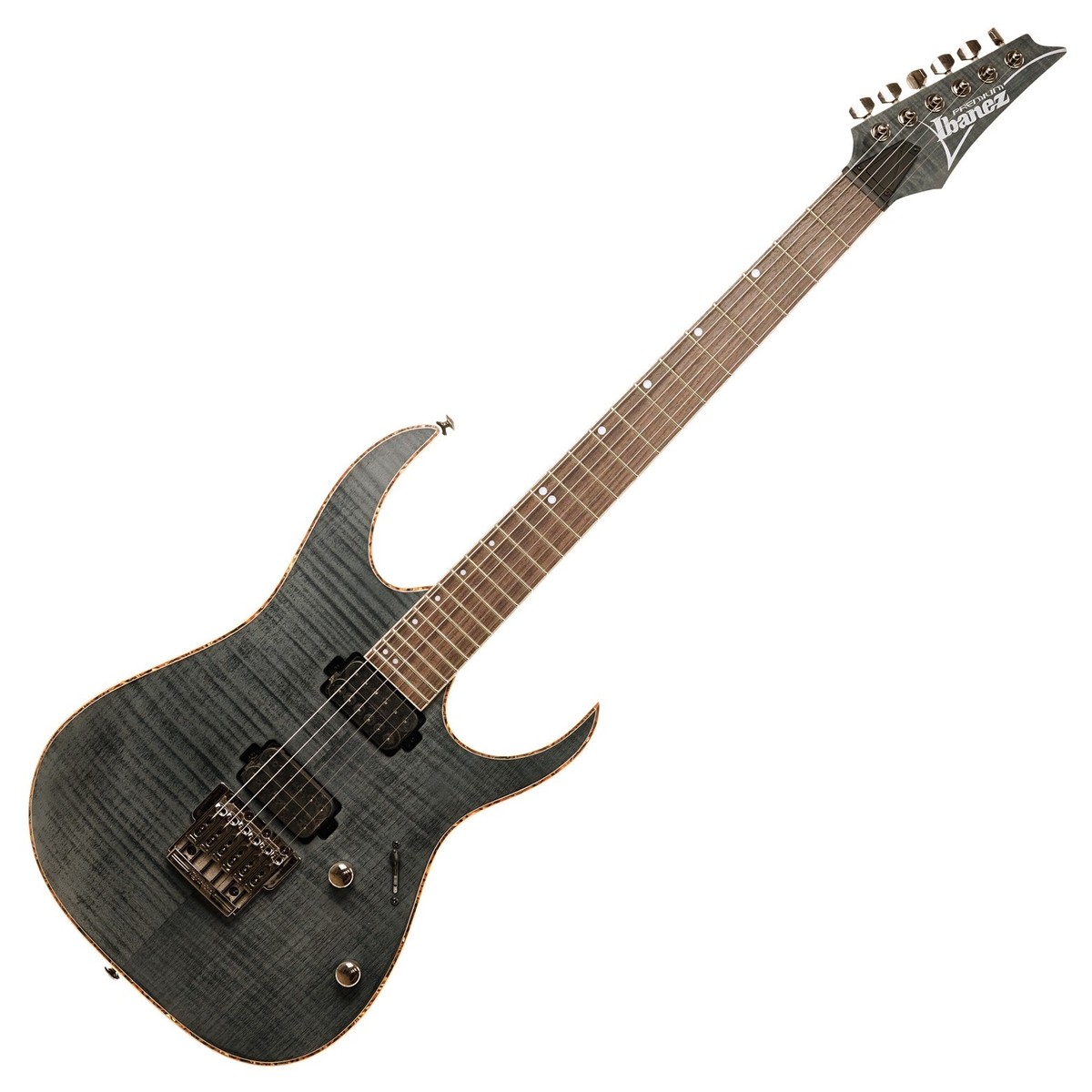 Ibanez RG721FM Premium, Black Ice Flat - Nearly New at Gear4music