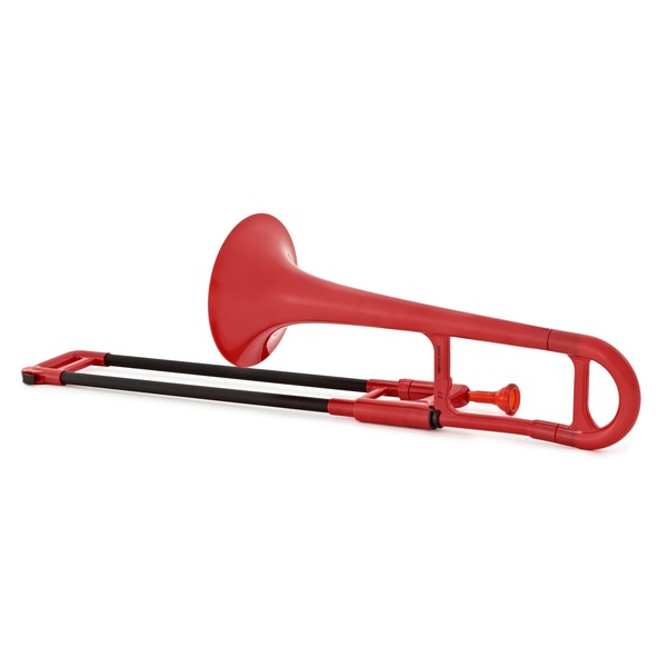 pBone Mini Plastic Trombone, Red at Gear4music