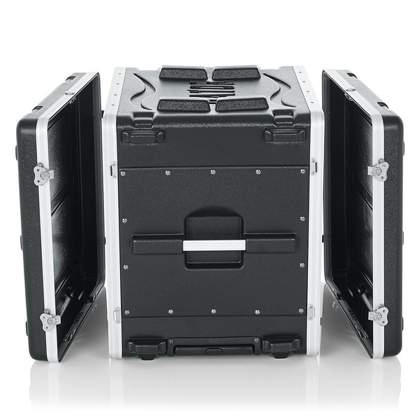 Gator GRR-10L Lockable Moulded Rolling Rack Case, 10U at Gear4music
