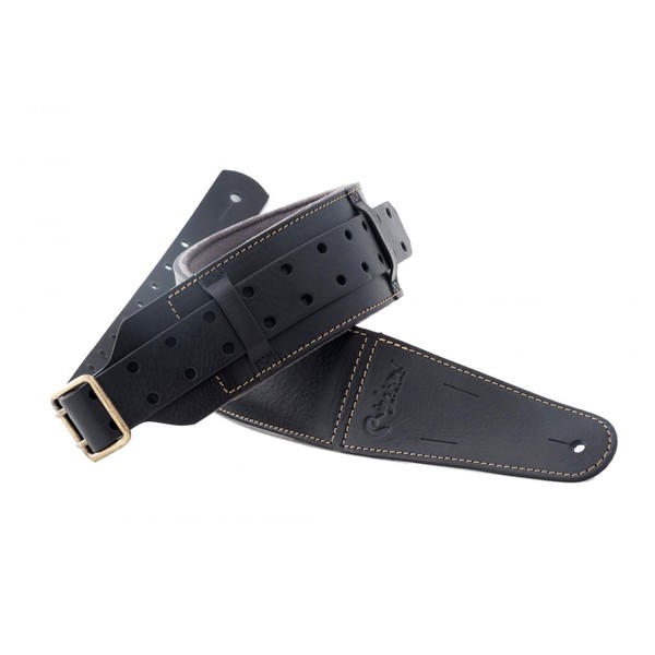 RightOn Straps Magic Backbeat Guitar Strap, Black at Gear4music
