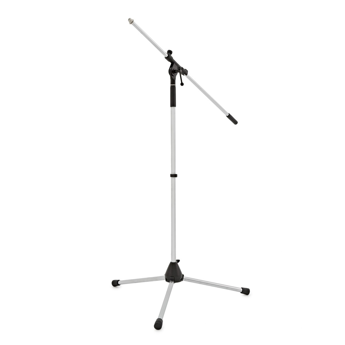 DISC Ashton MSB150C Tripod Microphone Boom Stand, Chrome | Gear4music