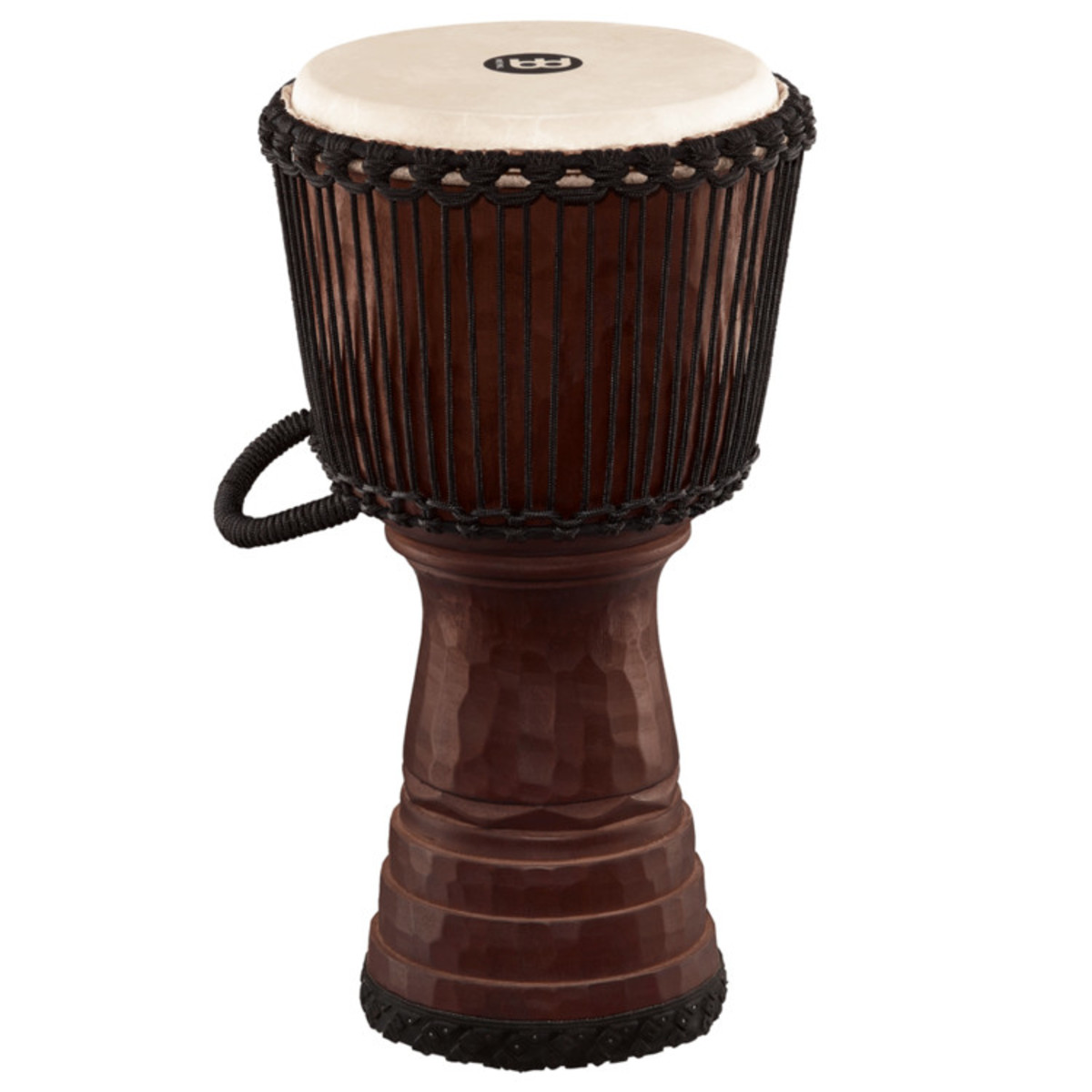 Meinl Tongo Carved 12 inch Djembe, Brown - Nearly New at Gear4music