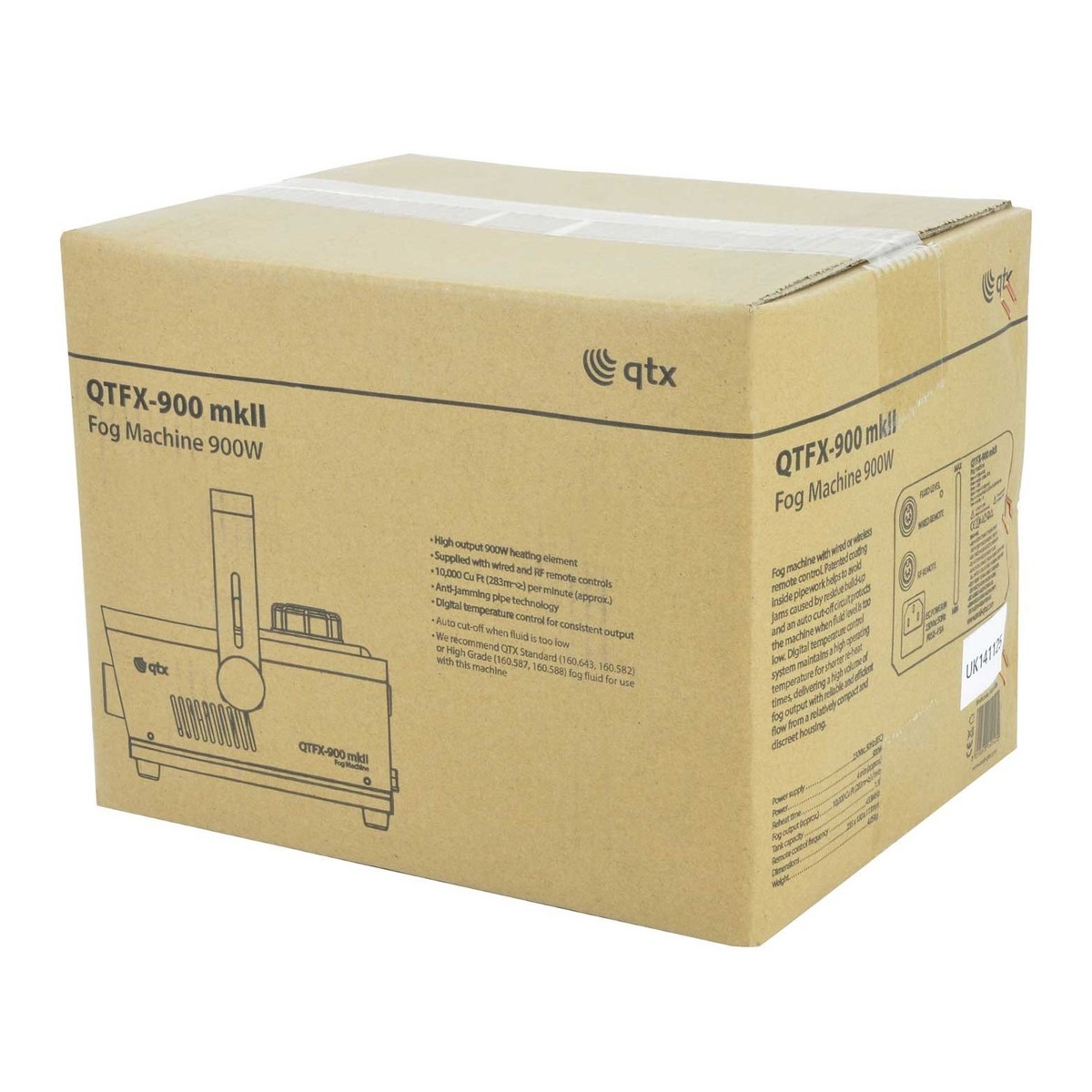 DISC QTX QTFX-900 MKII 900W Fog Machine at Gear4music