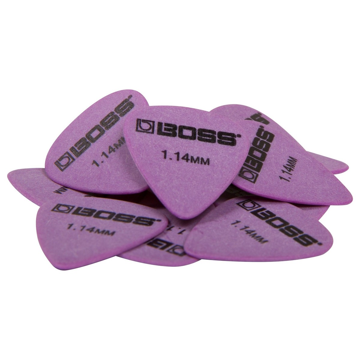 Boss Delrin Pick 1.14mm Heavy 12 Pack, Purple at Gear4music