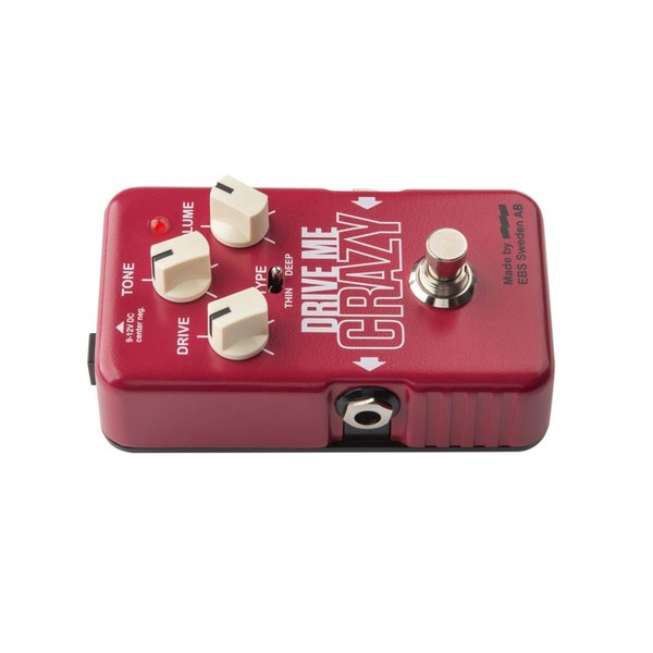 EBS-DMC Drive ME Crazy High Gain Distortion at Gear4music