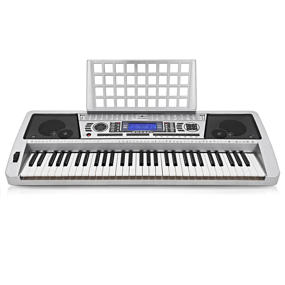 MK-5000 Bærbart Keyboard fra Gear4music, Sølv - Nesten Nytt | Gear4music