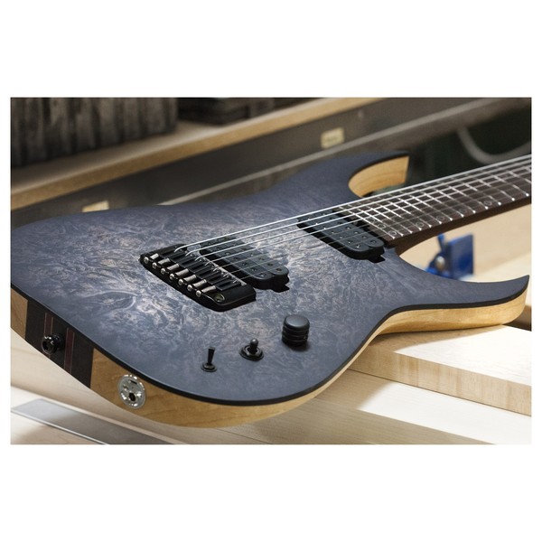 DISC Schecter USA Keith Merrow KM7 MK-III Studio, Trans Black Pearl ...