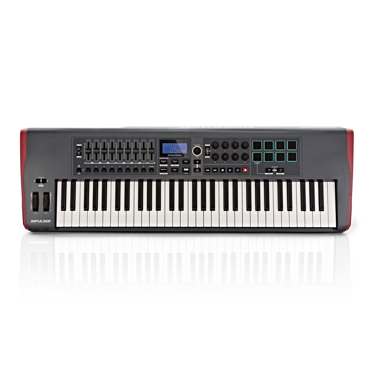 Novation Impulse 61 Key USB MIDI Controller Keyboard - Nearly New at ...