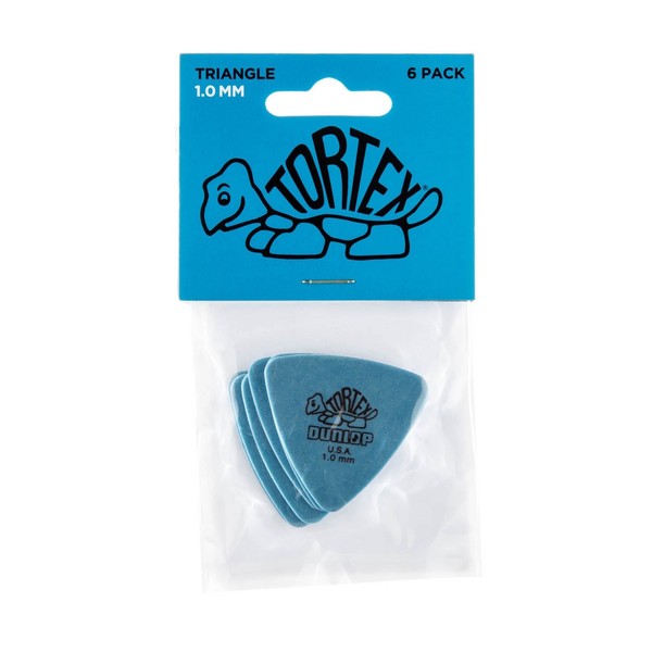 Dunlop Tortex Triangle 1.00mm, 6 Pick Pack at Gear4music