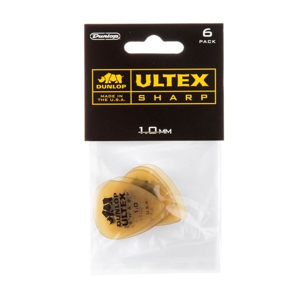 Dunlop Ultex Sharp 1.00mm, 6 Pick Pack at Gear4music