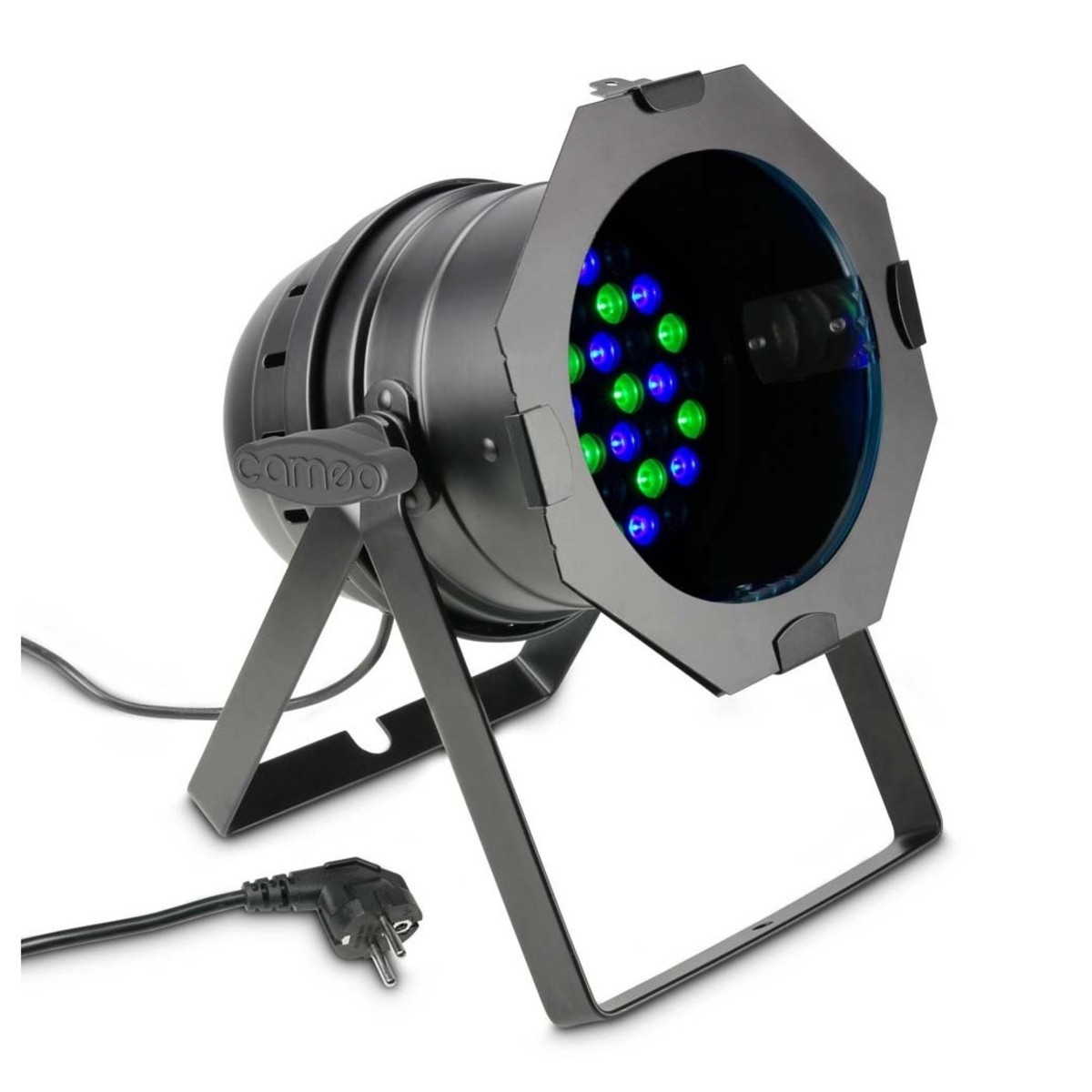 DISC Cameo 36 x 3W Par 64 Can, RGB LED Par Can, Black | Gear4music