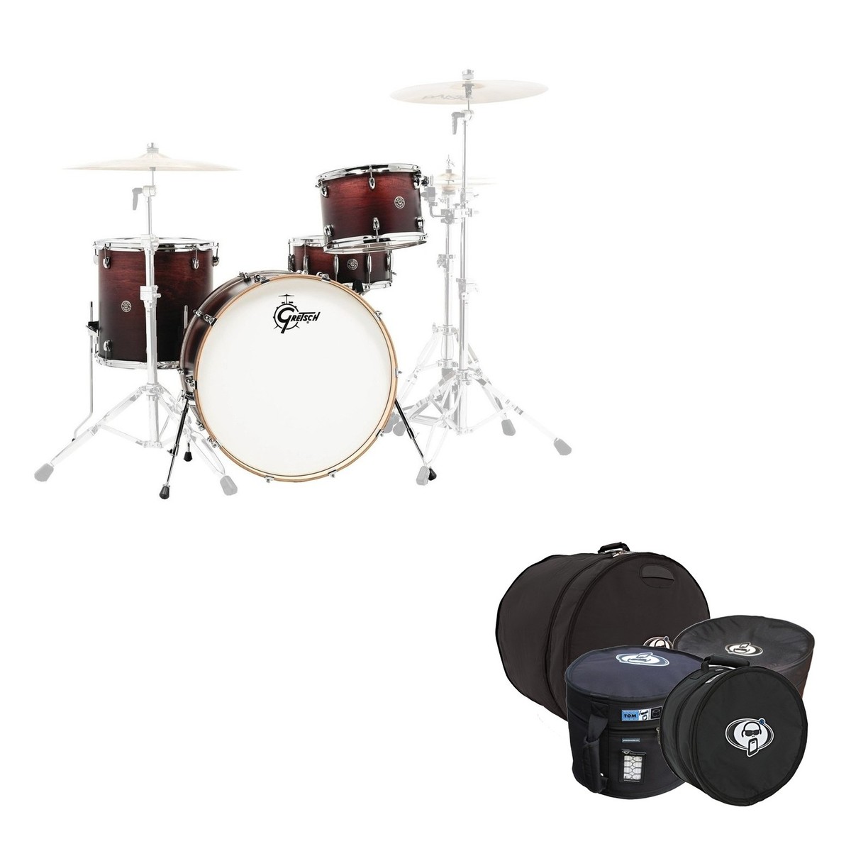 OFF Gretsch Catalina Club 24'' 4pc Shell Pack w/Protection Racket Cases ...