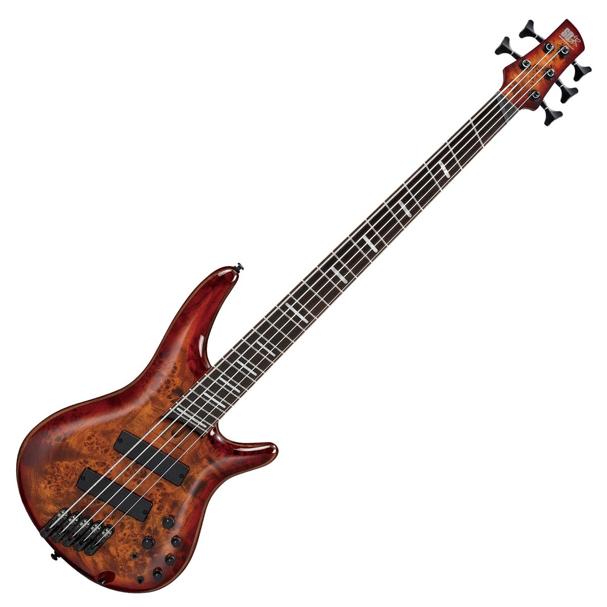 Ibanez SRMS805 Multi Scale 5 String Bass, Brown Topaz Burst - Nearly ...
