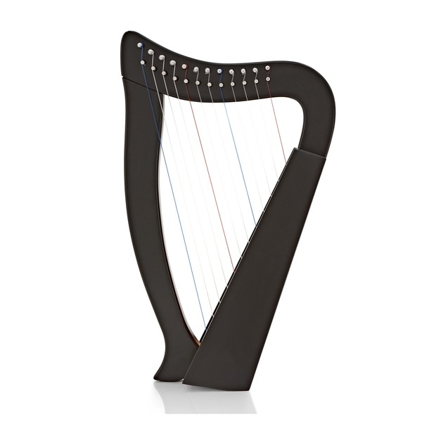 12 String Harp by Gear4music, Black at Gear4music