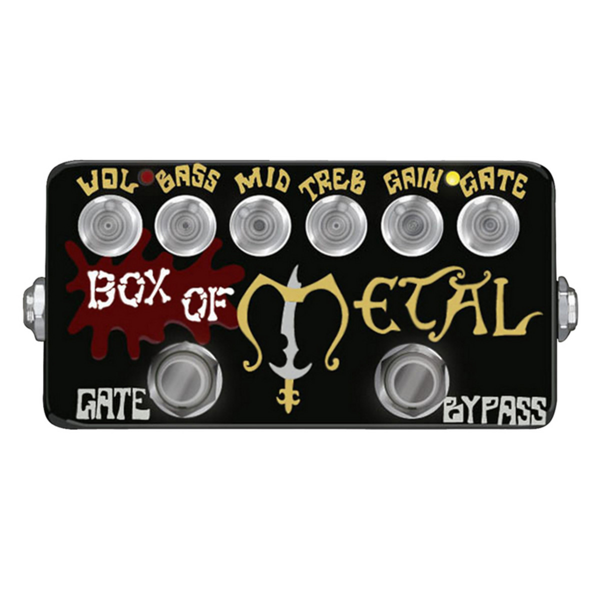 DISC Z.Vex Box of Metal Hand Painted Guitar Pedal | Gear4music
