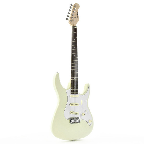 Black Knight CST-10 Electric Guitar, Vintage Cream at Gear4music