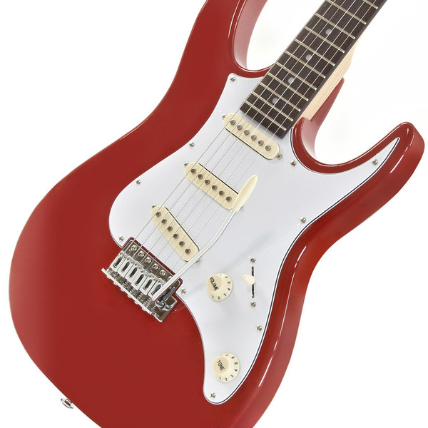 Black Knight CST-10 Electric Guitar, Red at Gear4music