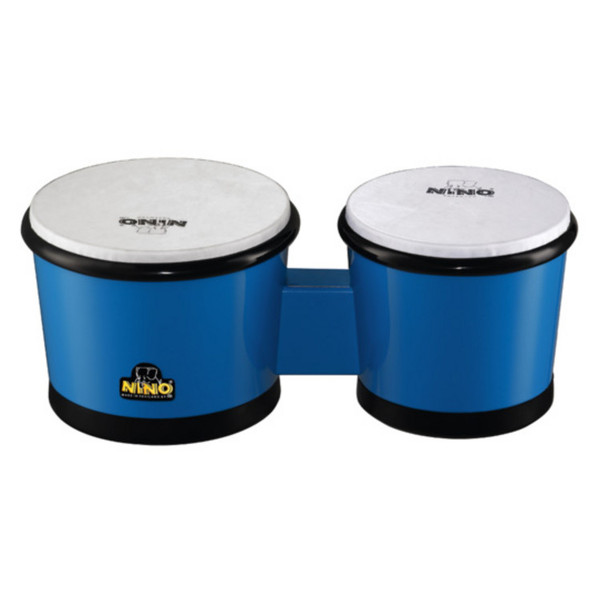 DISC Nino przez Meinl NINO19B 6 1/2" i 1/2 7" Bongo ABS, Blue | Gear4music
