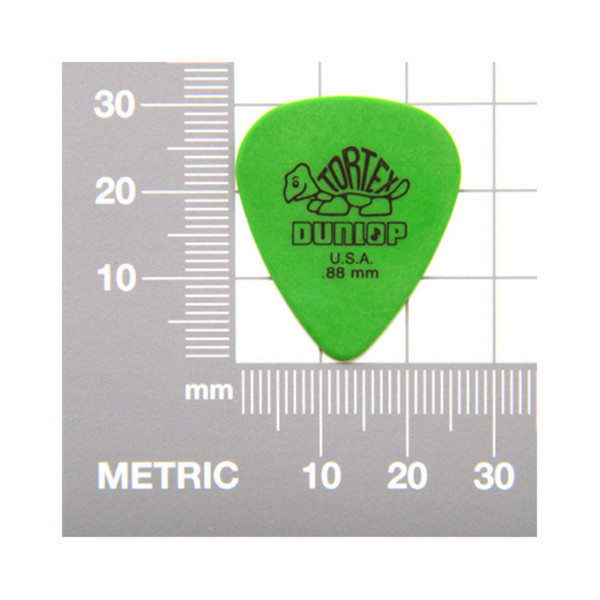 Dunlop 0.73mm Tortex Standard Pick, Yellow, Players Pack of 12 at ...